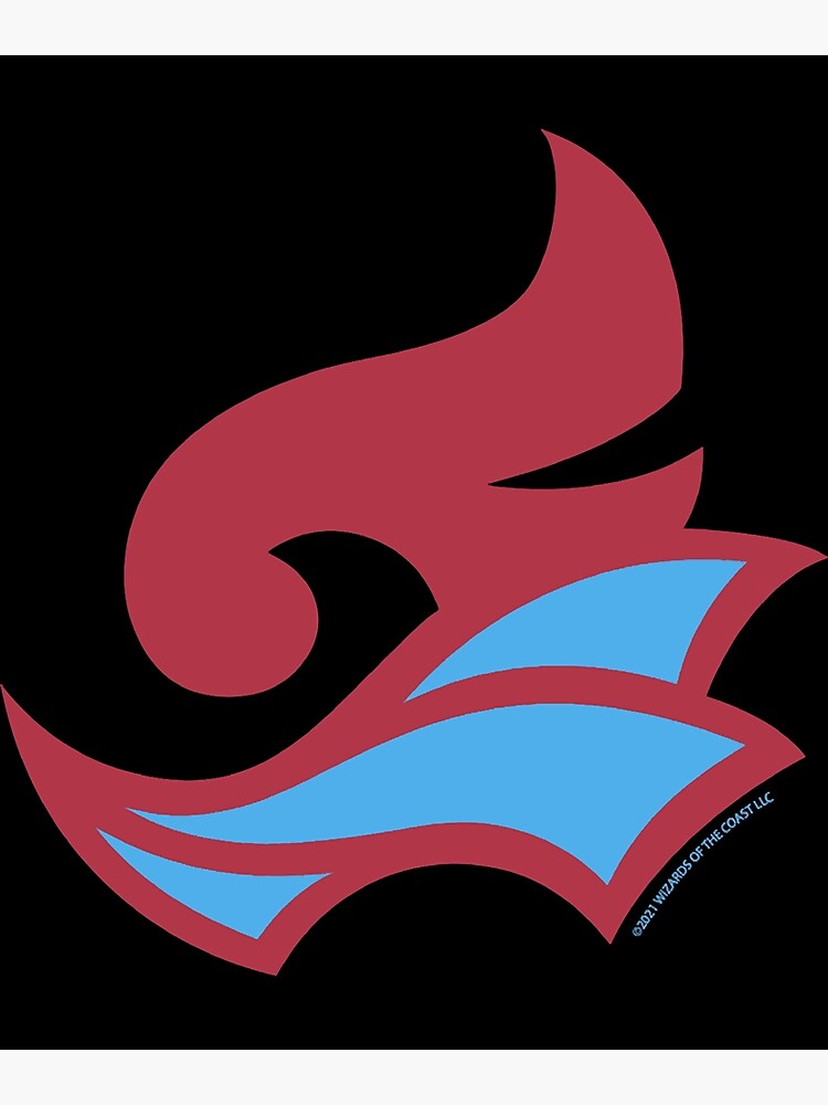 "Magic The Gathering Strixhaven Prismari School Symbol" Poster by ...