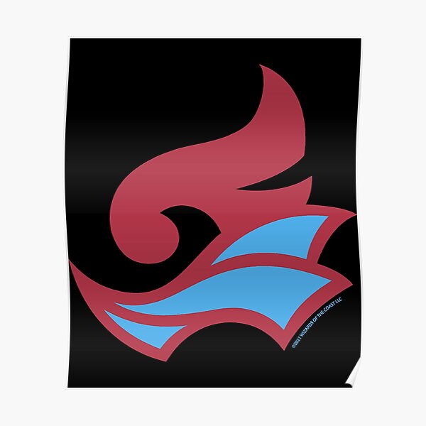 "Magic The Gathering Strixhaven Prismari School Symbol" Poster by ...