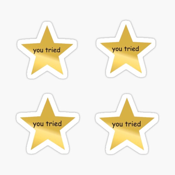 "at least you tried sticker pack Sticker" Sticker by ManuelaMala ...