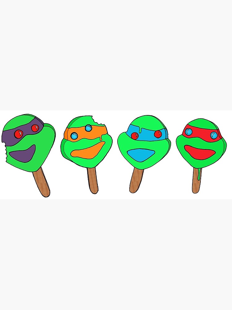 "Teenage Mutant Ninja Turtle Popsicles" Art Print by renycampbell ...