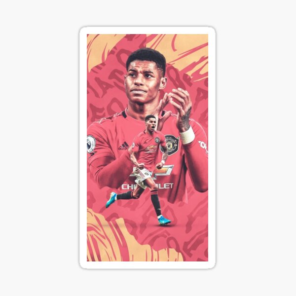 "Art Marcus Rashford" Sticker by GulzarSandria | Redbubble
