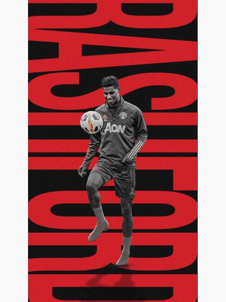 "Wallpaper Marcus Rashford" Sticker by GulzarSandria | Redbubble