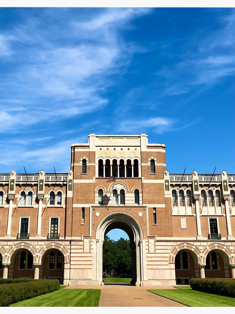 "Sally Port Rice University Sticker" Sticker for Sale by katysuer ...
