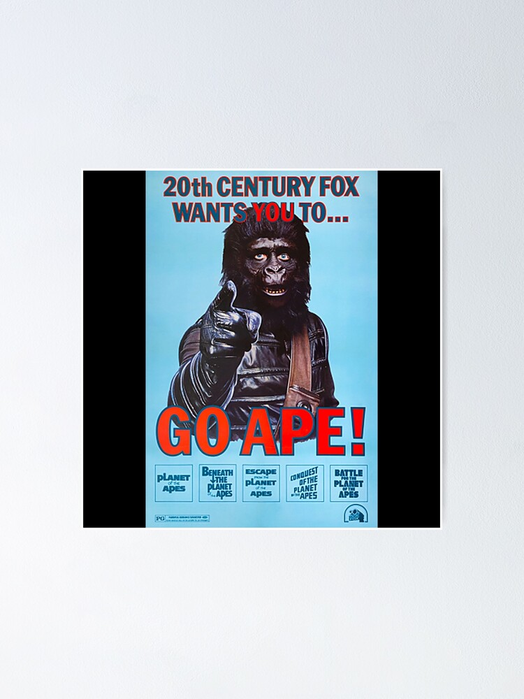 "Go Ape! 1974 Poster" Poster for Sale by Stalwart913 | Redbubble