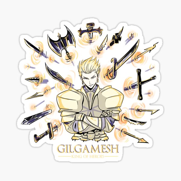 "Gilgamesh " Sticker by RayRola4860936 | Redbubble