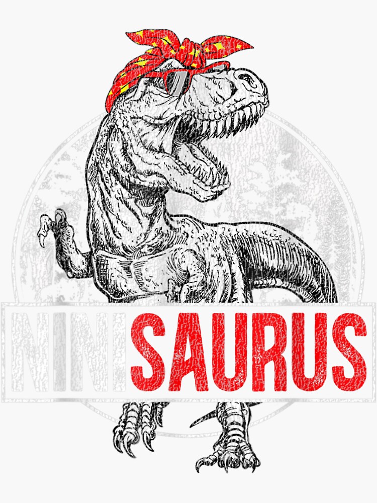 "Mother's Day Ninisaurus T Rex Dinosaur Ninisaurus" Sticker by ...