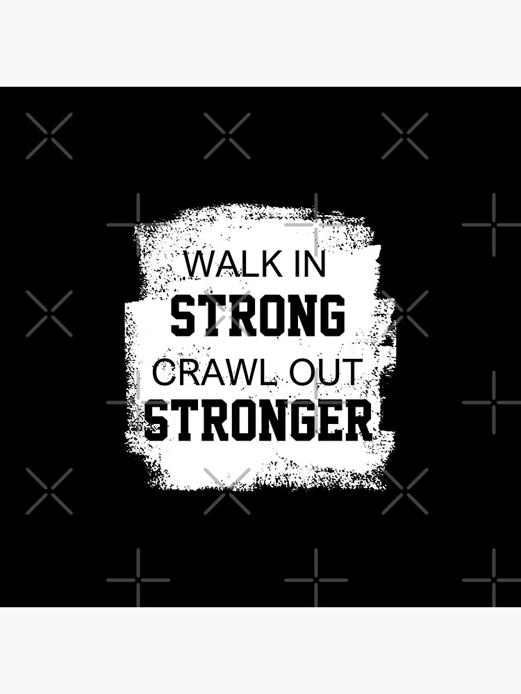 "Lustiges Beintraining, Walk In Strong Crawl Out Stronger ...