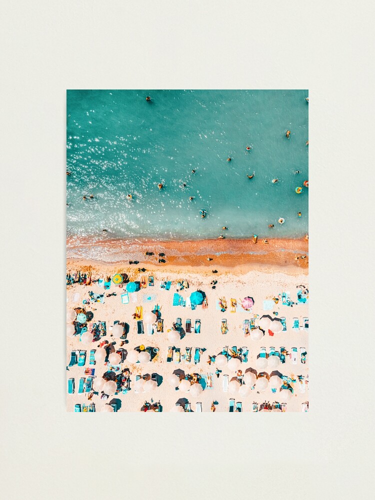 "Beach Aerial Print, Coastal Beach Print, Home Decor Aerial Photography ...