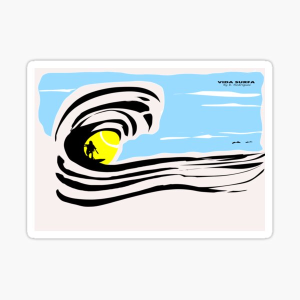 "Barrels tshirt, surf tshirt, surf art, Vida Surfa, collection 1 ...