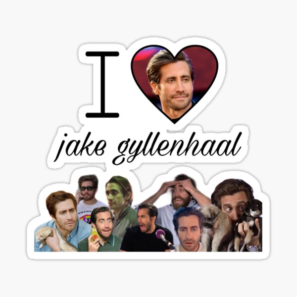 "i heart jake gyllenhaal " Sticker by CtrlT | Redbubble