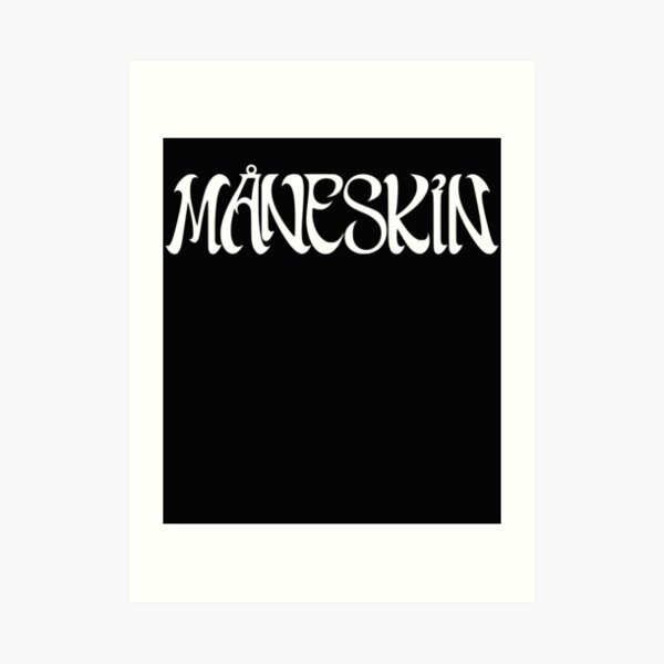 "Maneskin Logo" Art Print for Sale by LyLas147 | Redbubble