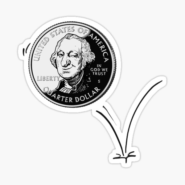 "Quarters!" Sticker by LordNeckbeard | Redbubble