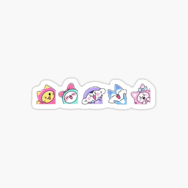 "[ITZY] itzy's animal representation" Sticker for Sale by ...