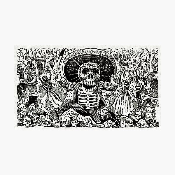 "Jose Guadalupe Posada, Mexican Sugar Skull" Photographic Print for ...