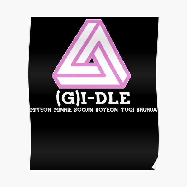 "GIdle OG For Fans" Poster for Sale by BradenHarber | Redbubble