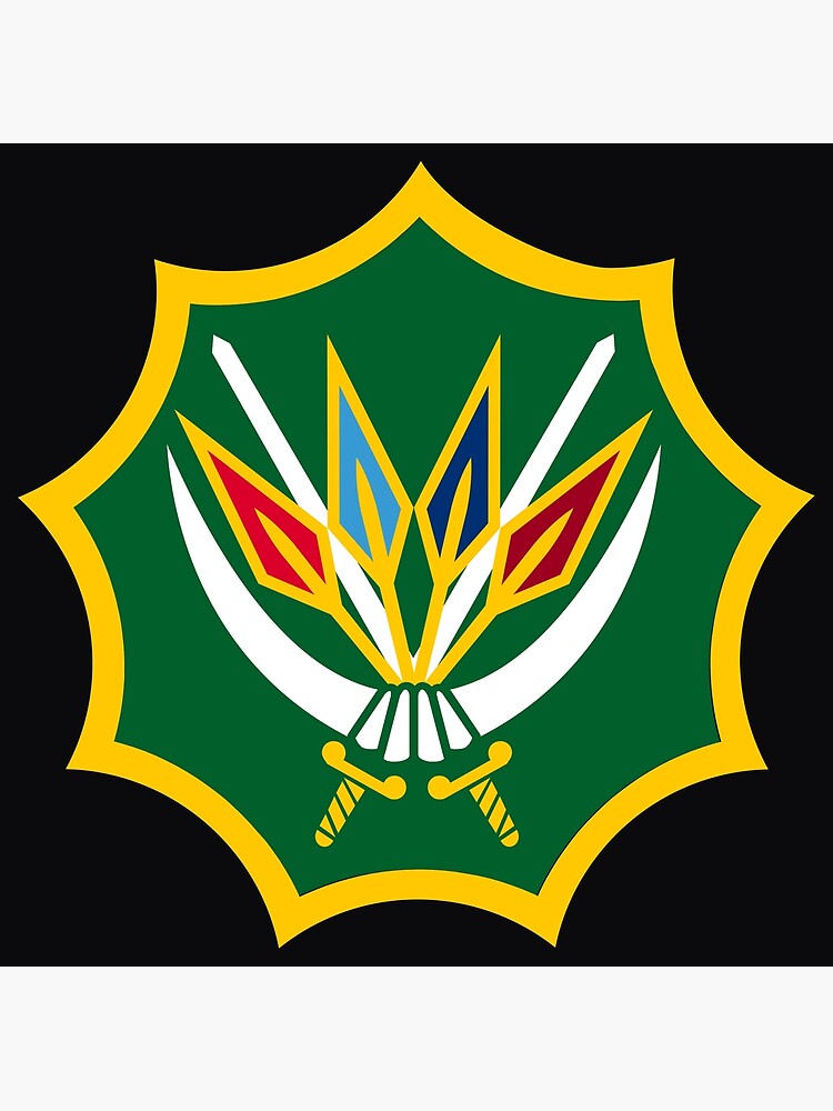 Póster «Fuerza de Defensa Nacional de Sudáfrica» de wordwidesymbols ...