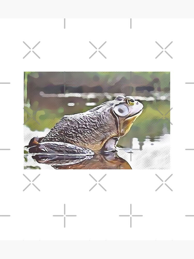 "Big frog; i love frogs. Big fat froggy" Poster for Sale by parayonline ...