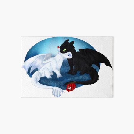 "How to Train Your Dragon Digital art Drawing" Art Board Print by ...