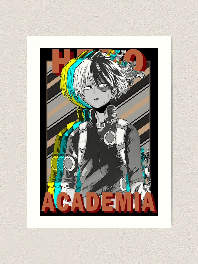 "Shoto Todoroki Deku My Hero Academia Boku no Hero Academia Monochrome ...