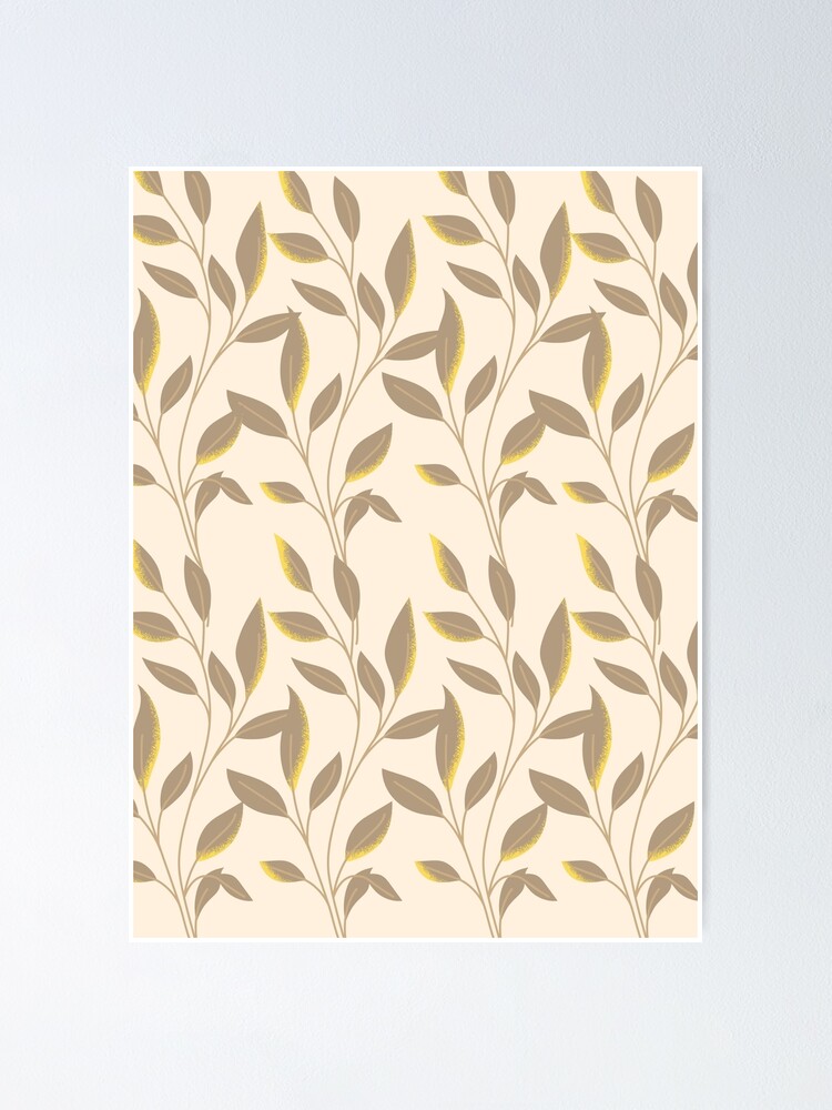 "Calming leaves" Poster for Sale by BenicaDesign | Redbubble