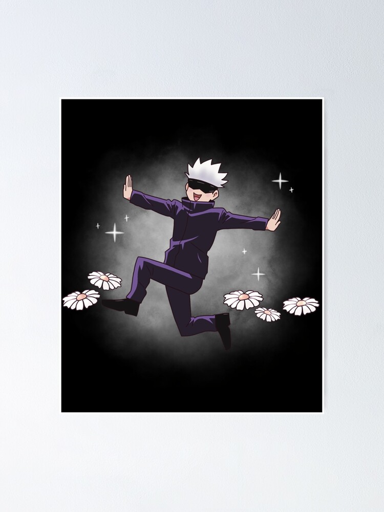 "Gojo Satoru flower field scene Active ." Poster for Sale by ...