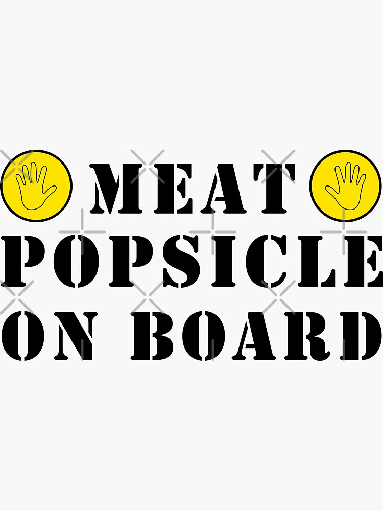 "Meat Popsicle on Board - Fifth Element" Sticker by Lors37 | Redbubble