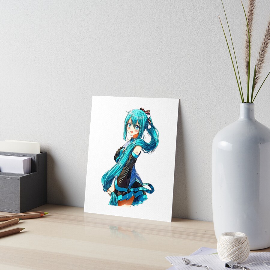 "Project Sekai Hatsune Miku Fanart Sticker " Art Board Print by ibuddy ...