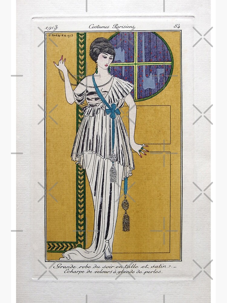 "1920s Art Deco Fashion Illustration by George Barbier - Costumes ...