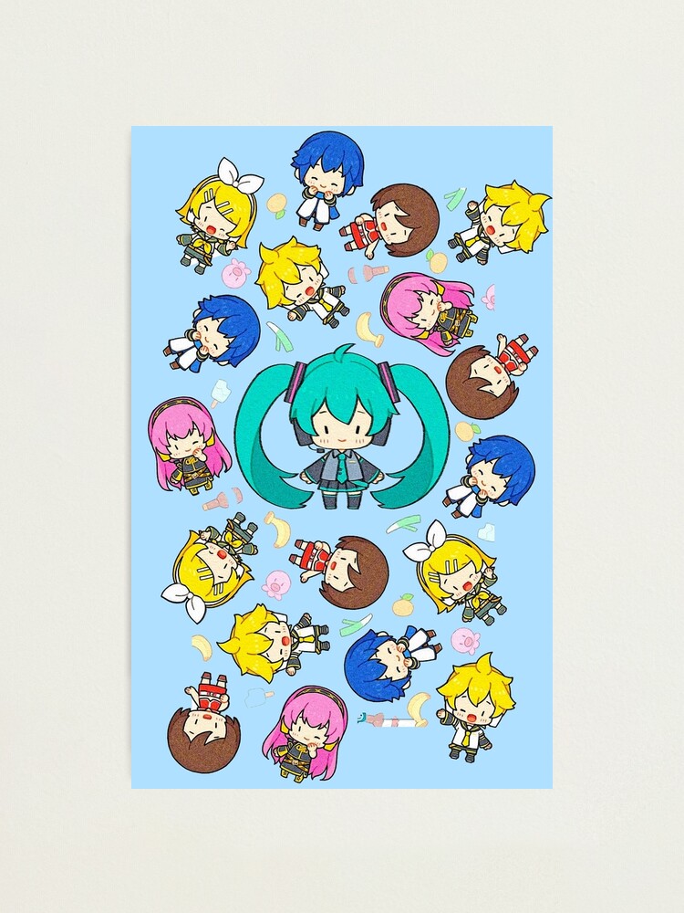 "Project Sekai Hatsune Miku Patern Sticker " Photographic Print for ...