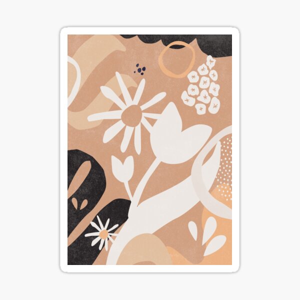 "Boho Flowers" Sticker by PurpleRange | Redbubble