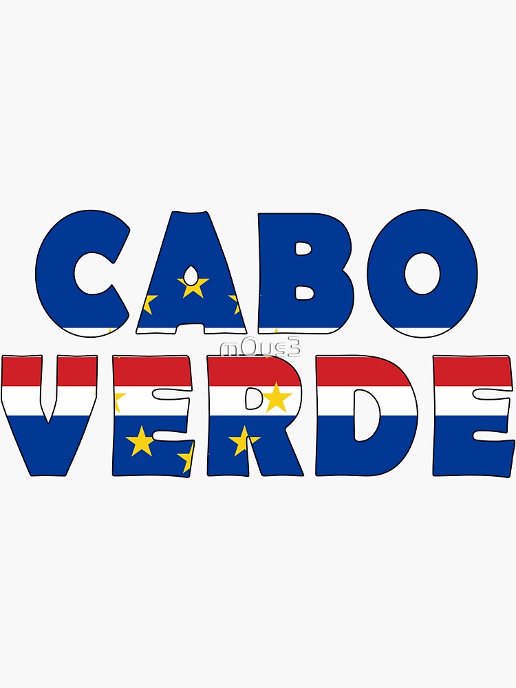 Sticker « Cap-Vert - Cabo Verde », par m0us3 | Redbubble