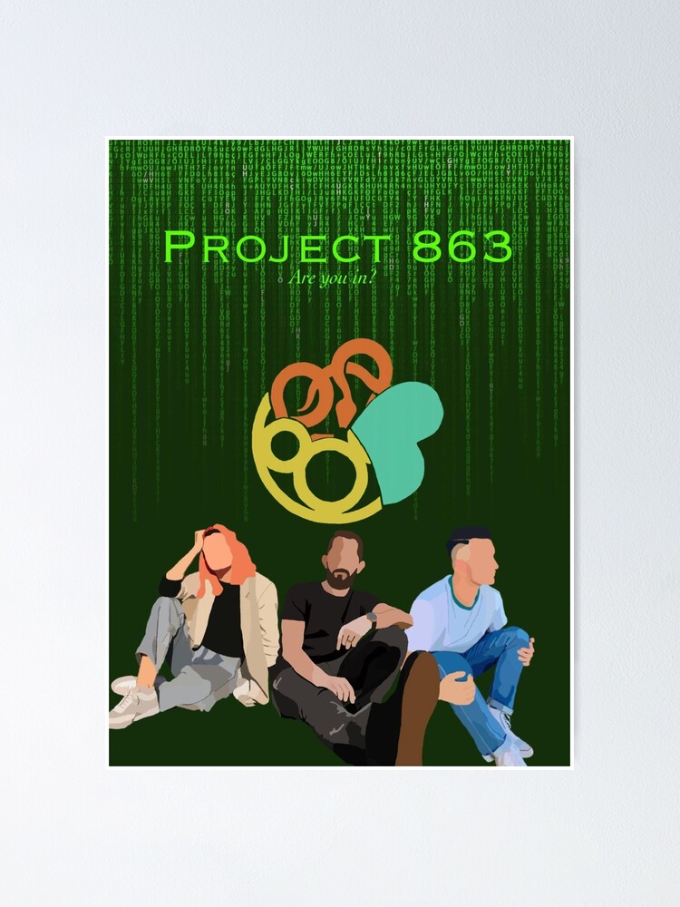 "Project 863" Poster for Sale by funnstores009 | Redbubble