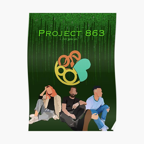 "Project 863" Poster for Sale by funnstores009 | Redbubble