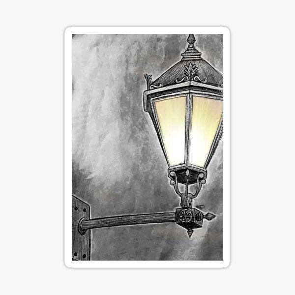 "Old lamp art" Sticker by Roro-co | Redbubble