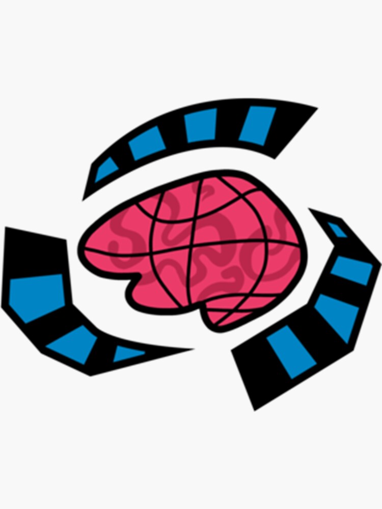 "psychonauts Badge" Sticker for Sale by connellyerin | Redbubble