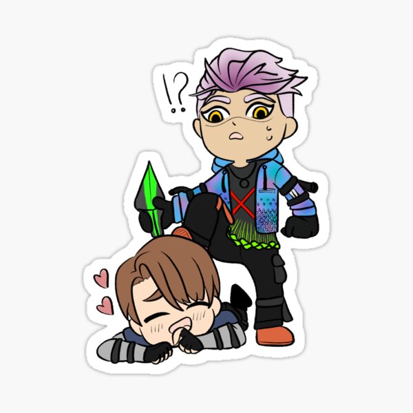 "Leon and Trickster" Sticker by MashiroAka | Redbubble