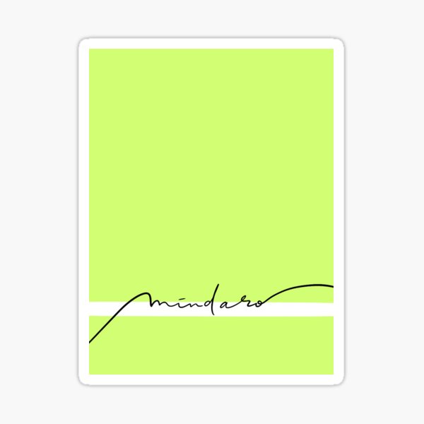"Mindaro Green Color Palette" Sticker by ChillyTiger | Redbubble