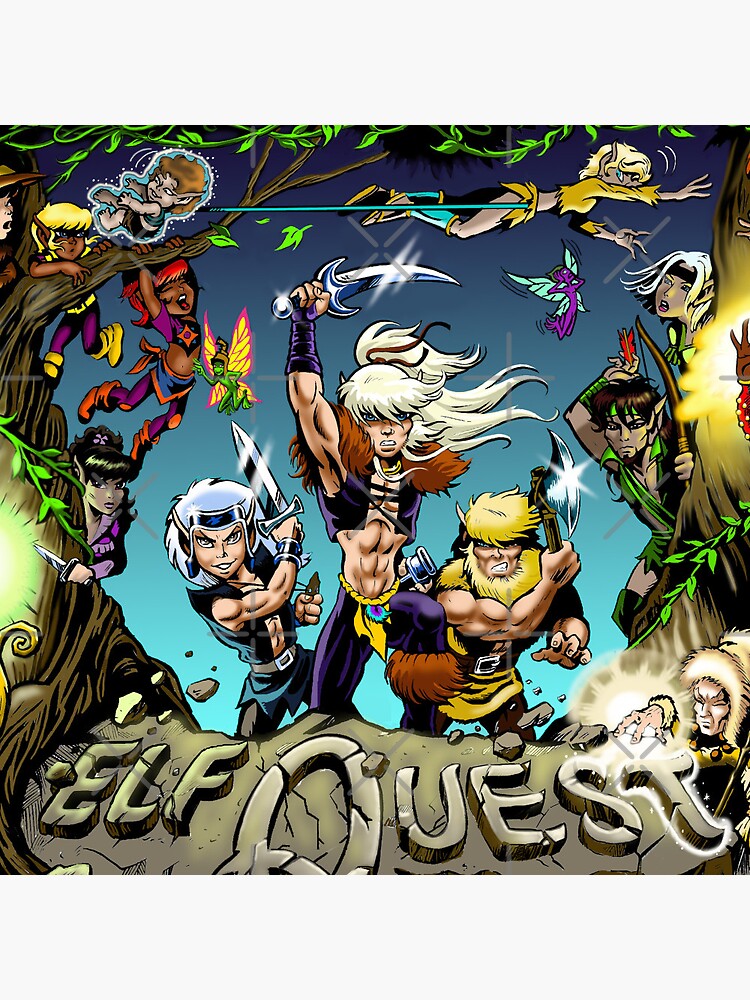 "ElfQuest Adventure" Pin for Sale by elfquest | Redbubble