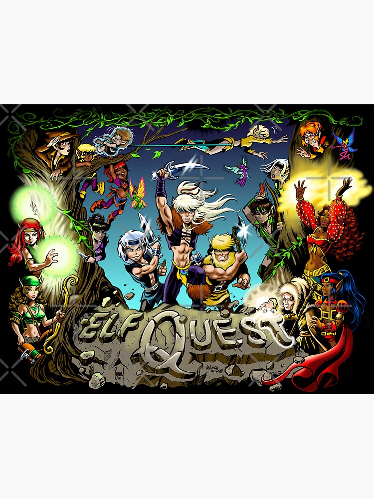 "ElfQuest Adventure" Sticker for Sale by elfquest | Redbubble