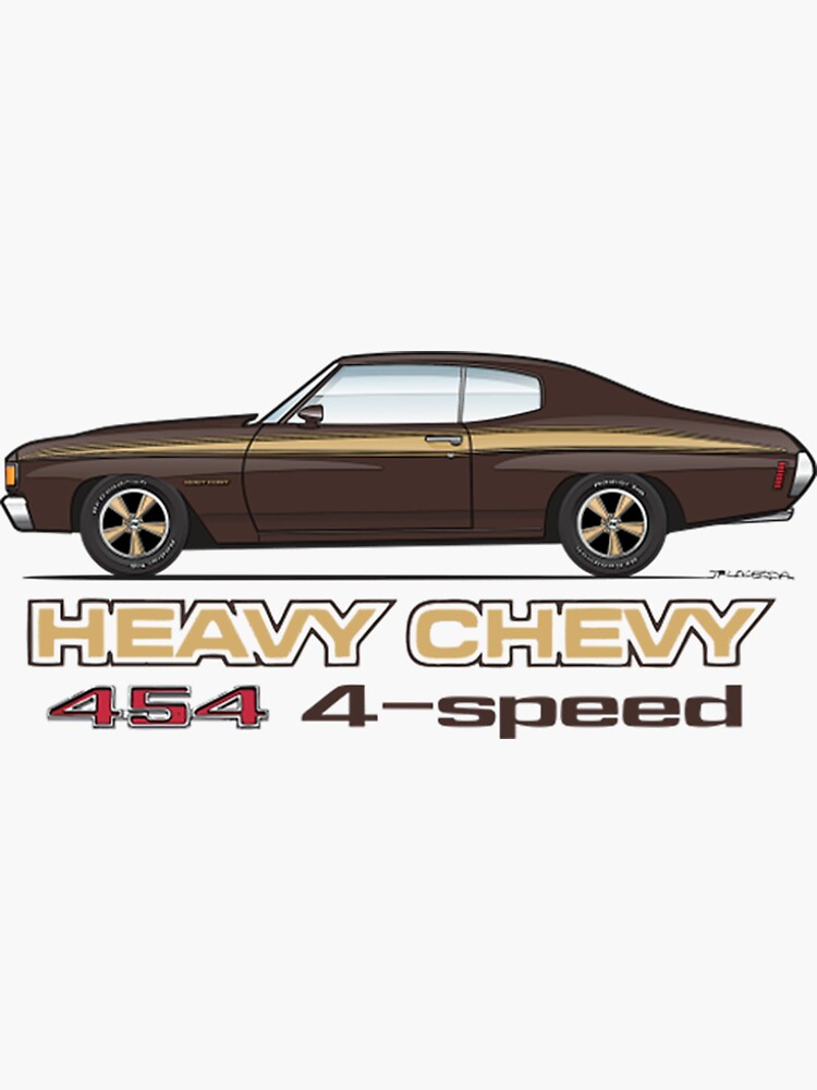 "Heavy Chevy custom order" Sticker by MartinDesign87 | Redbubble