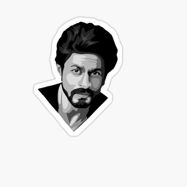 "Shah Rukh Khan 7" Sticker by safiakhales | Redbubble