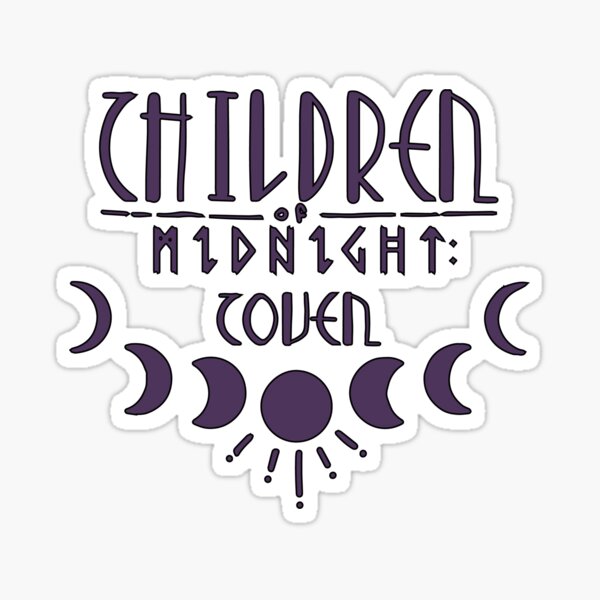 "Children of Midnight: Coven Logo (Dark Border)" Sticker for Sale by ...