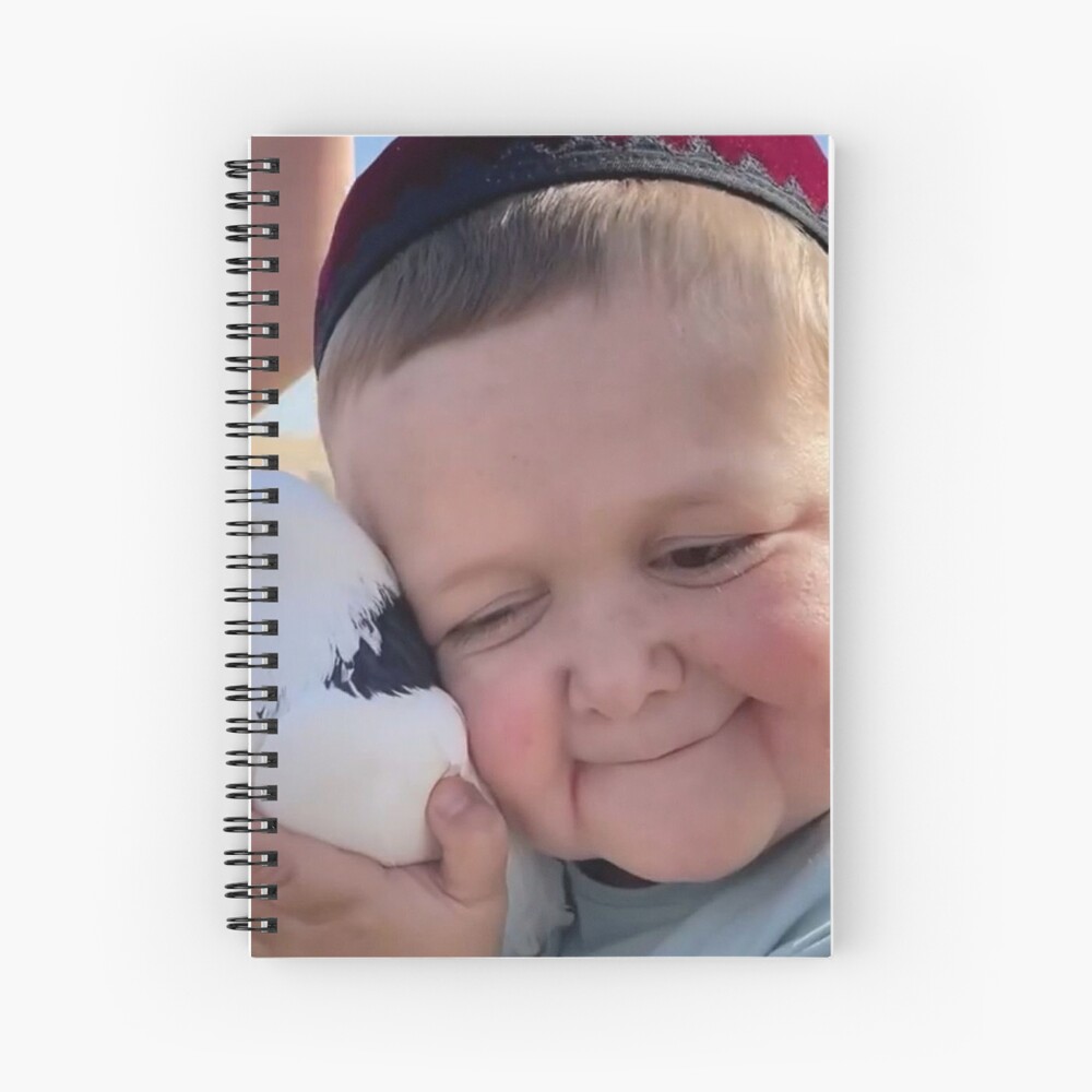 "Hasbulla - Funny Hasbulla Hasbullah smile - Hasbullah" Spiral Notebook ...