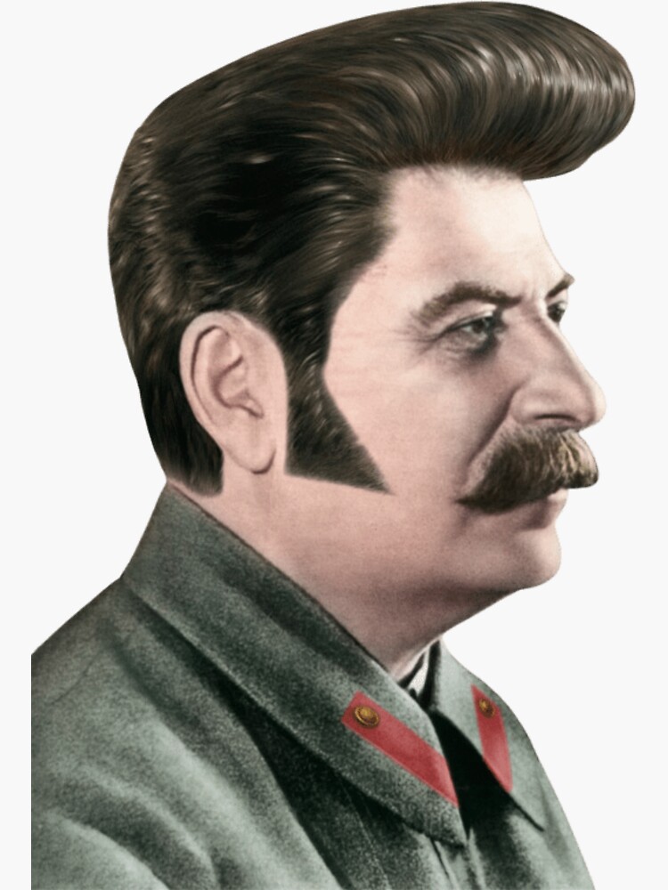"Stalin Heart Hands" Sticker by Al-Dante | Redbubble