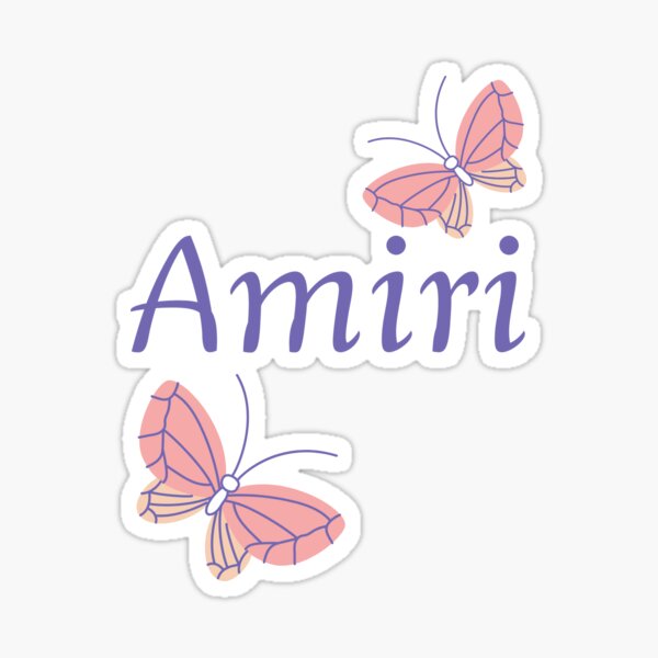 "Amiri " Sticker by JoJogift1 | Redbubble