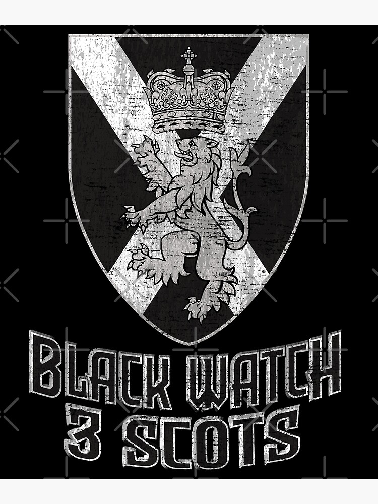 "Royal Regiment Scotland 3 Scots Jocks Black Watch #1935" Canvas Print ...
