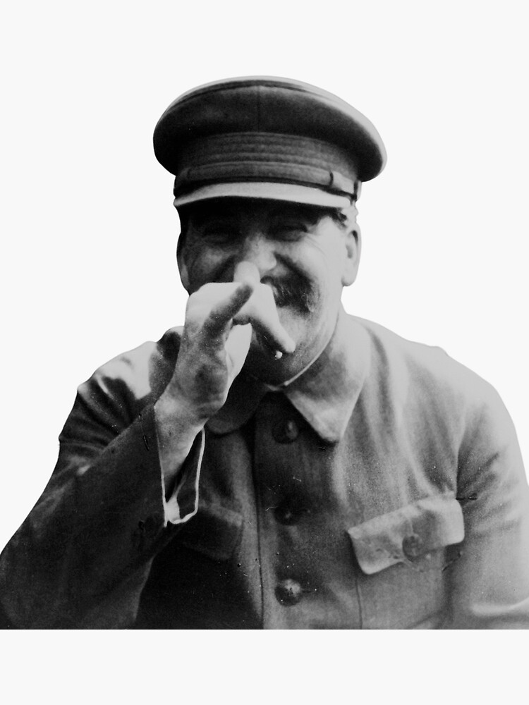 "Stalin Heart Hands" Sticker by Al-Dante | Redbubble