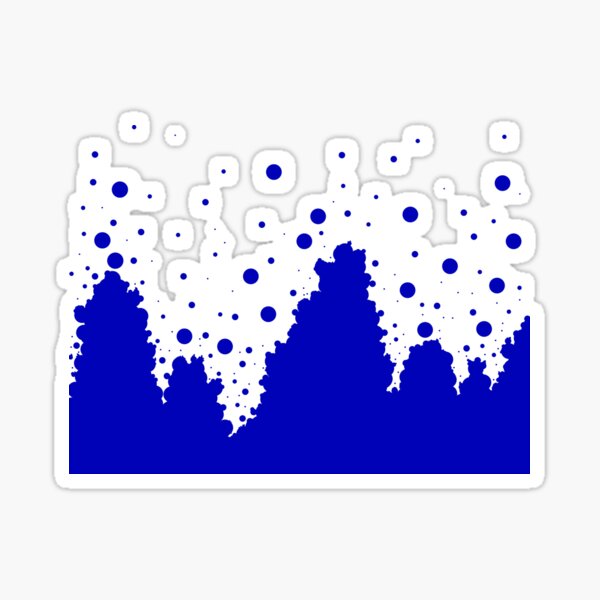 "Bubbly, Blue" Sticker for Sale by SariePhotograph | Redbubble