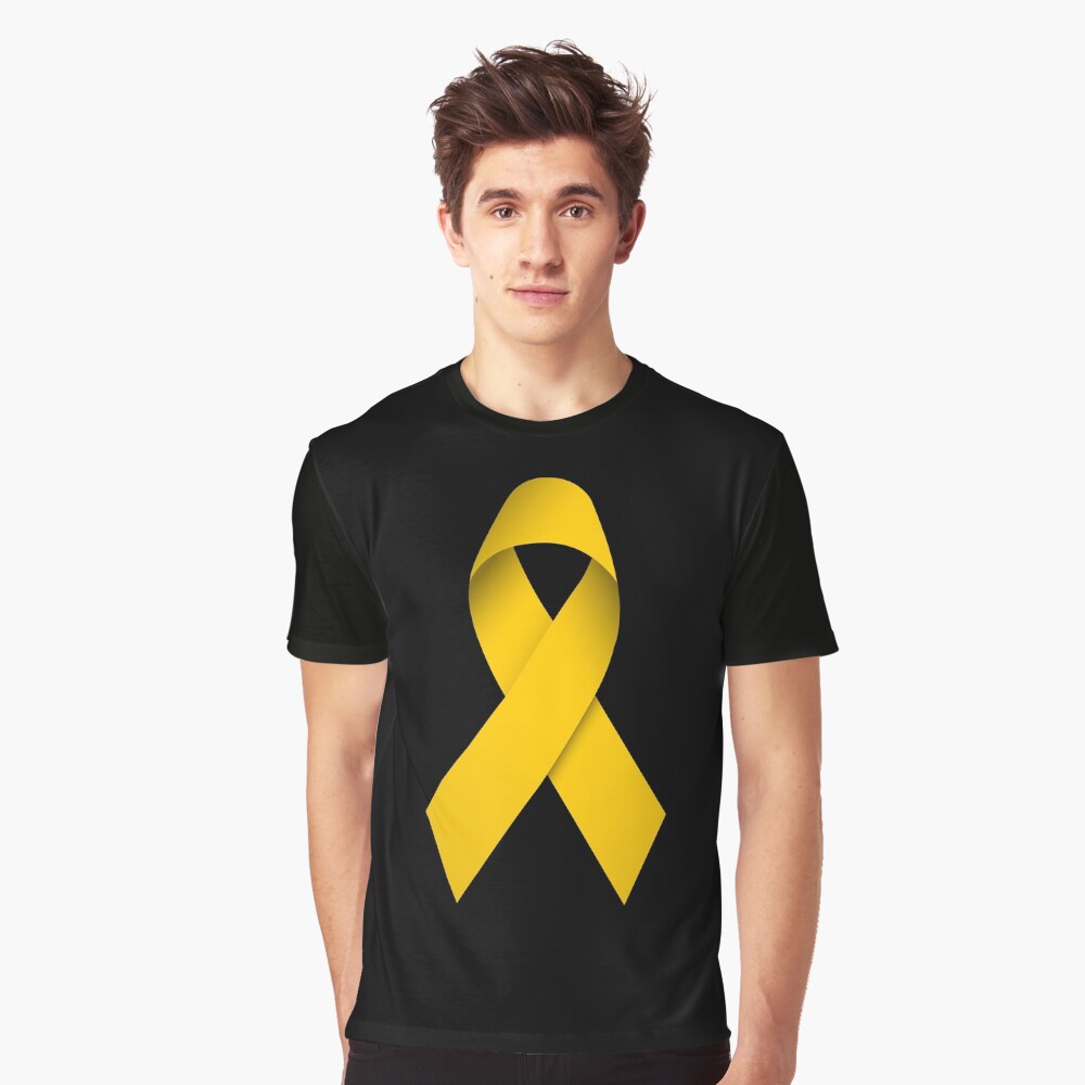 "Yellow Ribbon" Sticker by FreakOutShirts | Redbubble