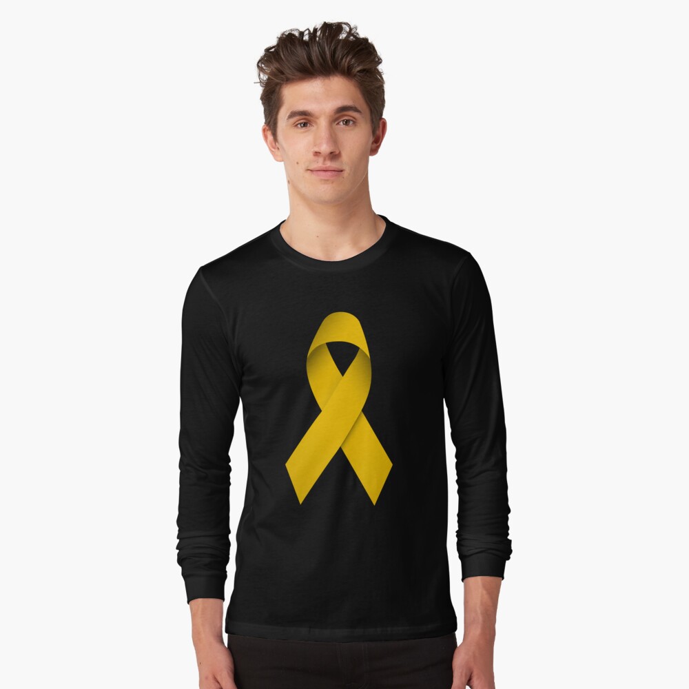 "Yellow Ribbon" Sticker by FreakOutShirts | Redbubble